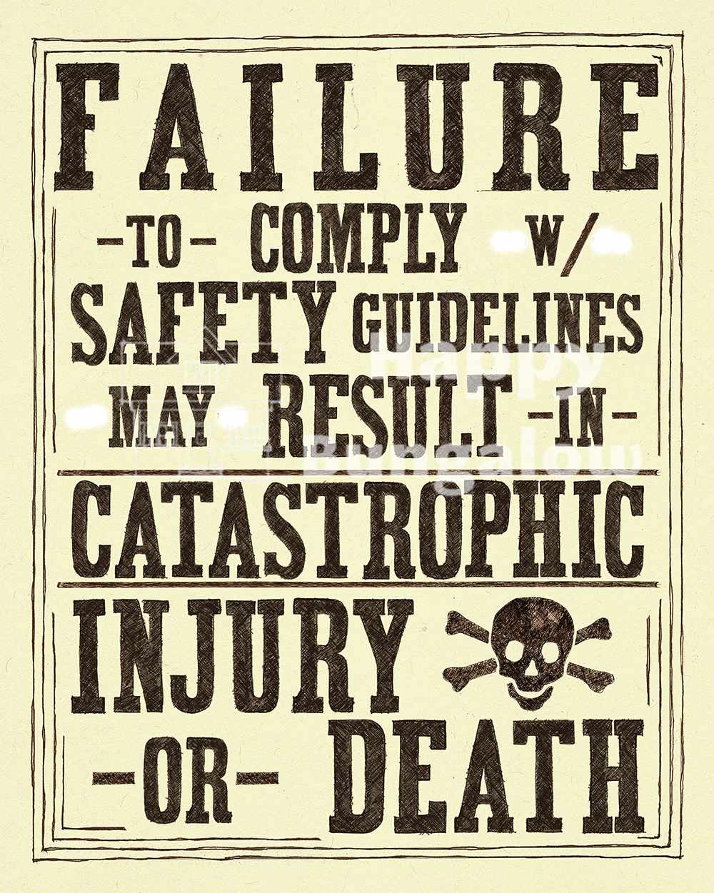 Work Safety Art | Happy Bungalow